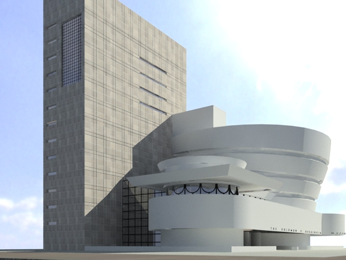 3d Guggenheim Museum Model