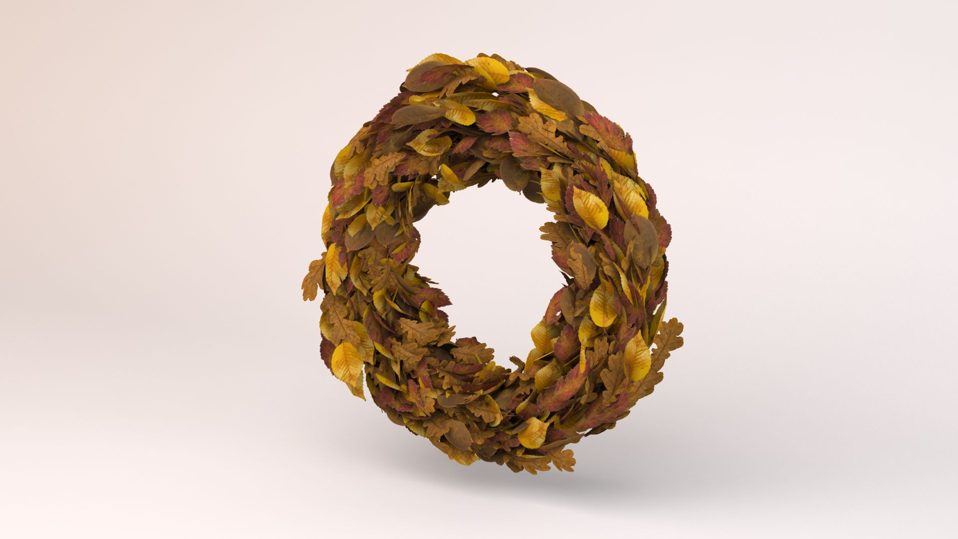 Autumn Wreath 3D Model - TurboSquid 1672594