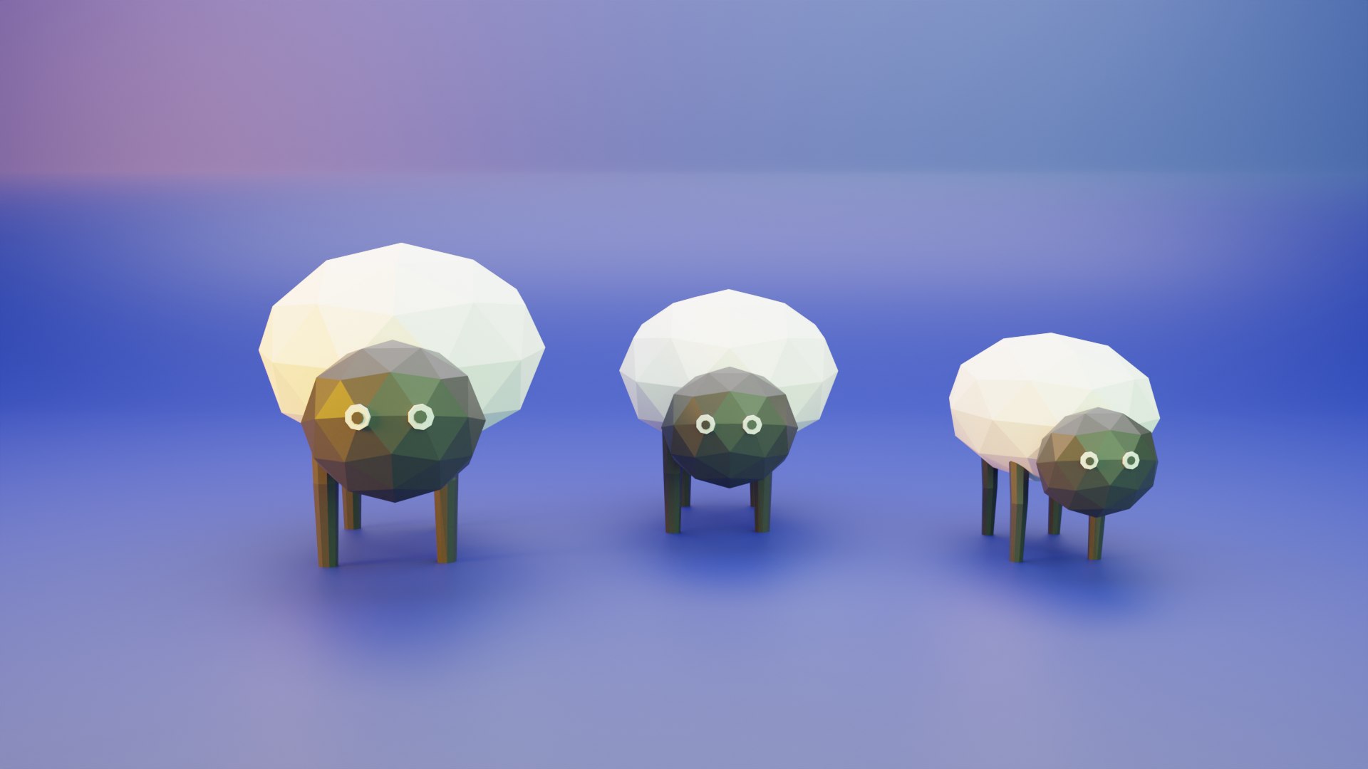 Low Poly Sheep 3D - TurboSquid 1866674