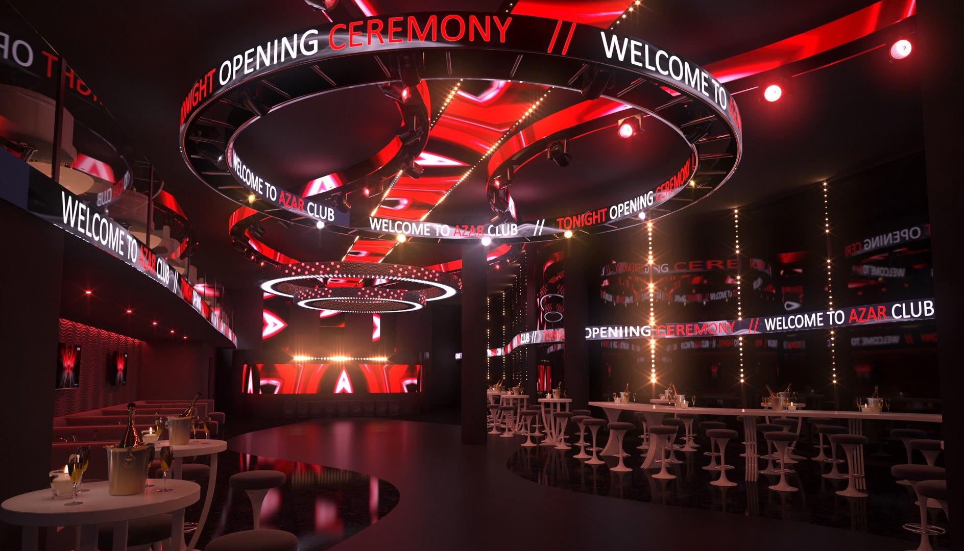 Scene Club Lounge 3D Model - TurboSquid 1268763