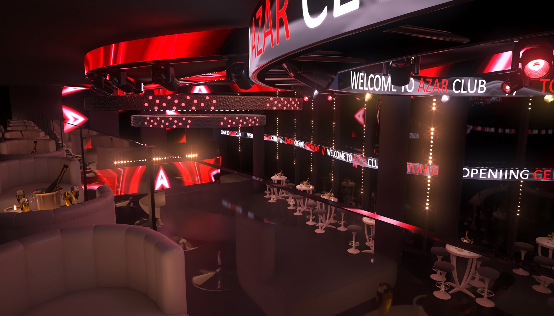 Scene Club Lounge 3D Model - TurboSquid 1268763