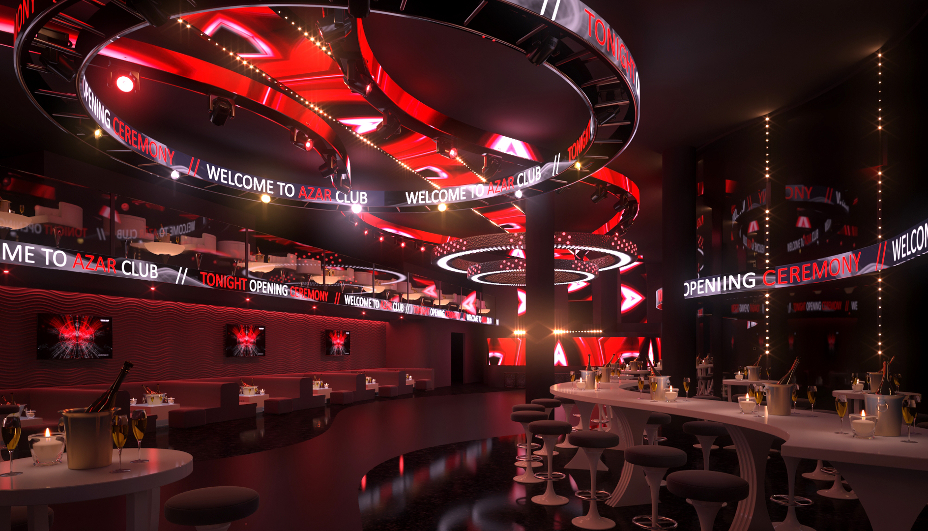 Scene club lounge 3D model - TurboSquid 1268763
