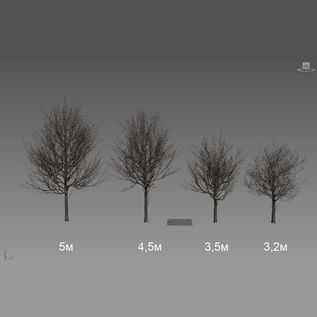 Holiday Glowing Young Trees Model - TurboSquid 2321757