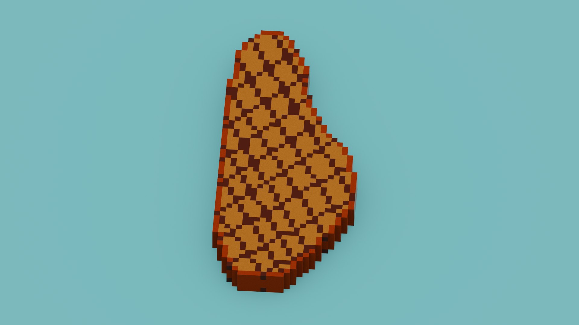 Voxel Steak Beef Model - TurboSquid 2069802