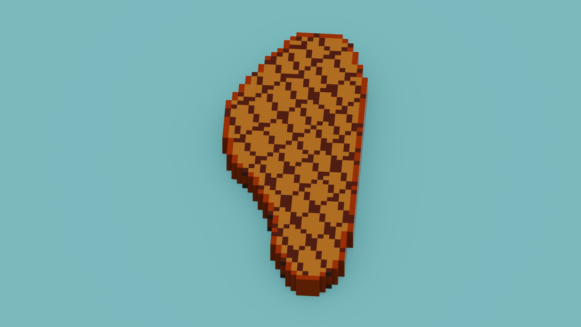 Voxel Steak Beef Model - TurboSquid 2069802