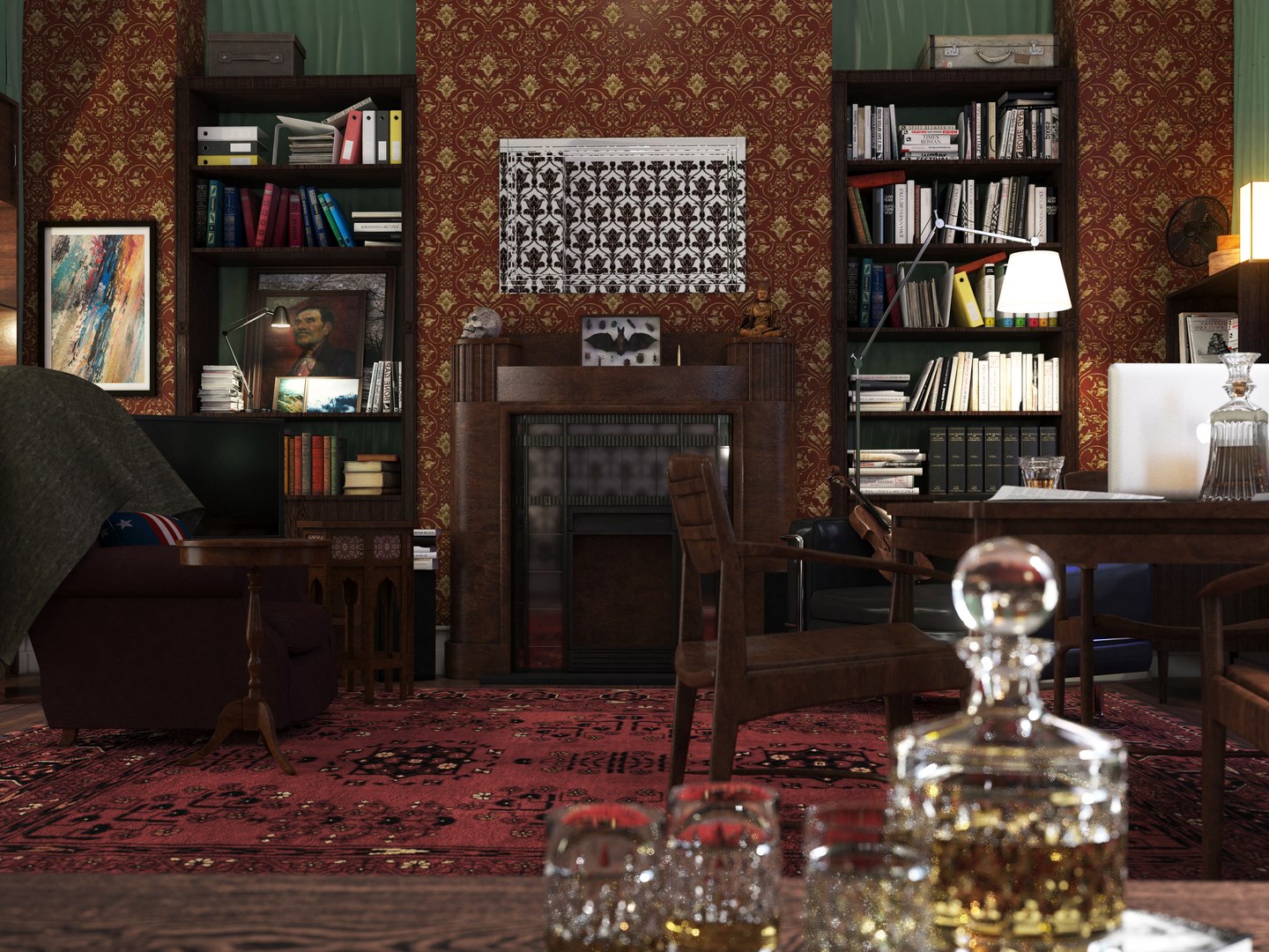 modelo 3d Sherlock Holmes Home - TurboSquid 2058683