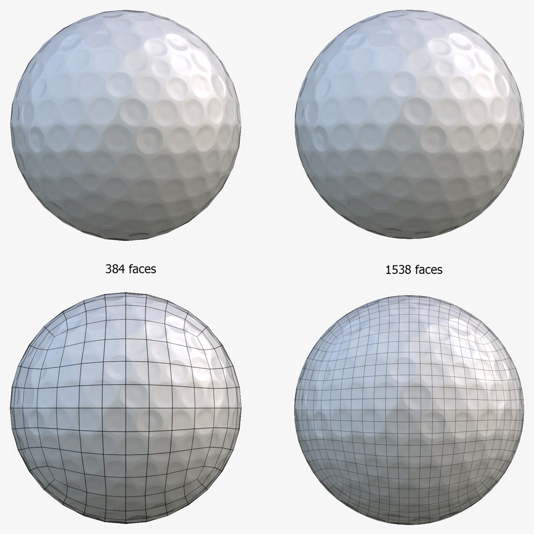 free obj model golf ball