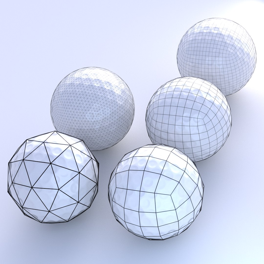 free obj model golf ball