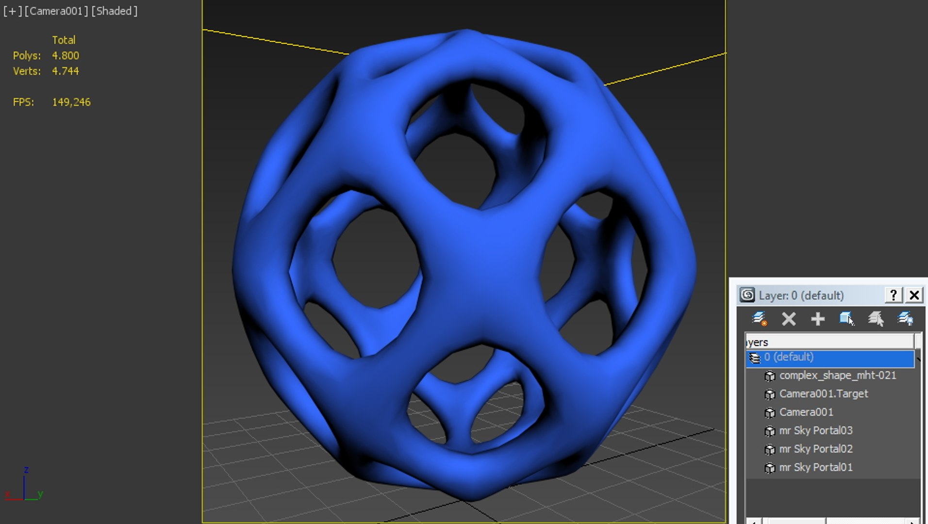 Complex Shape 3d Model