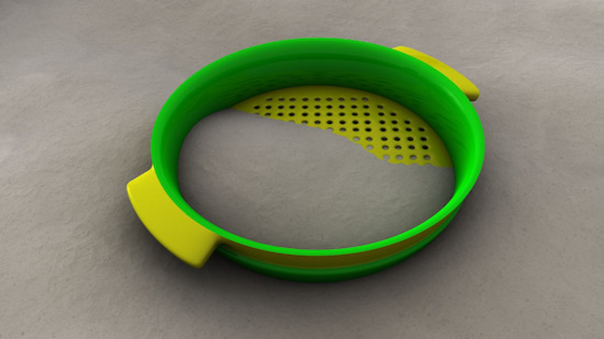 3d Sandbox Sand Beach Model