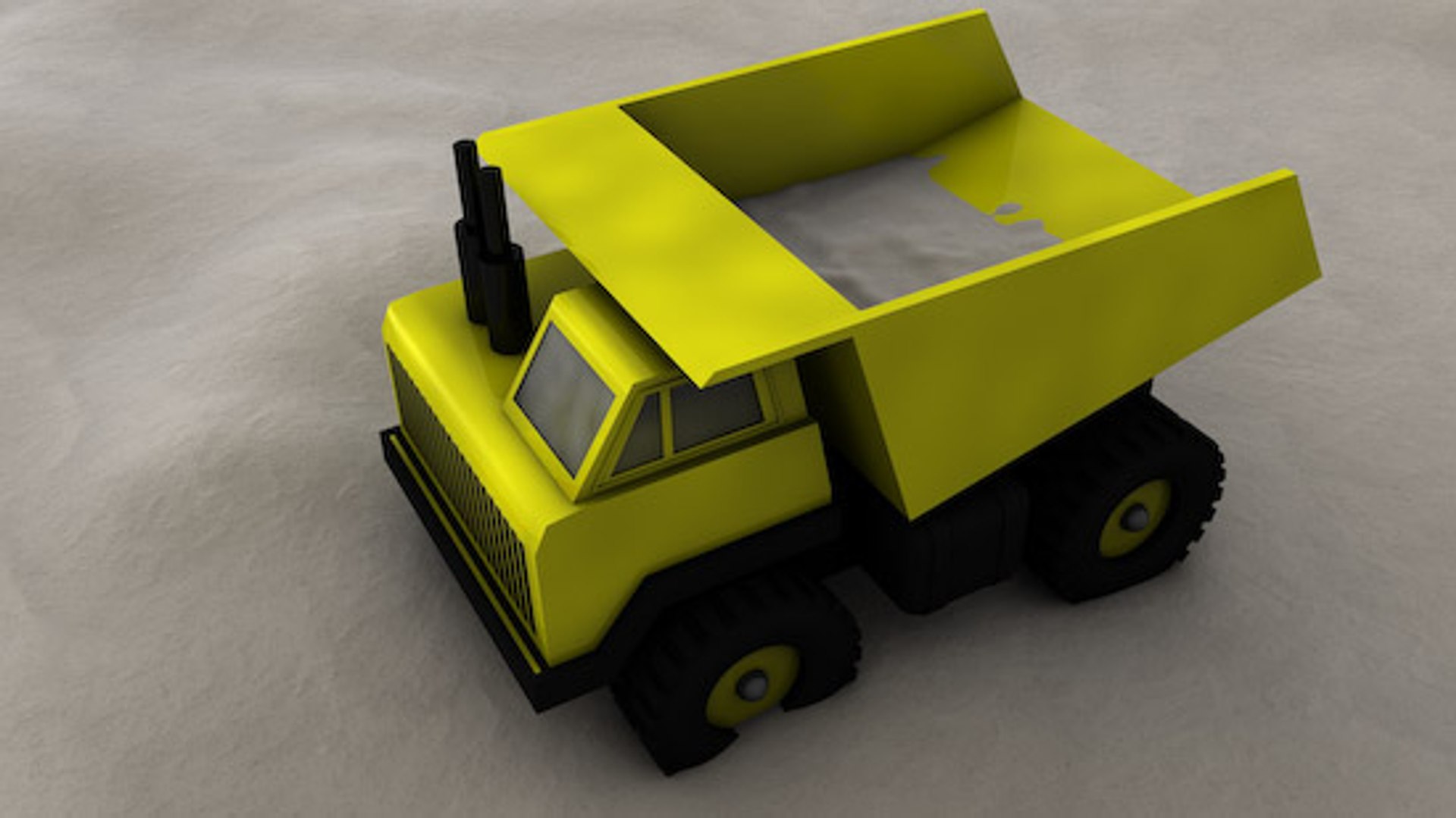 3d Sandbox Sand Beach Model