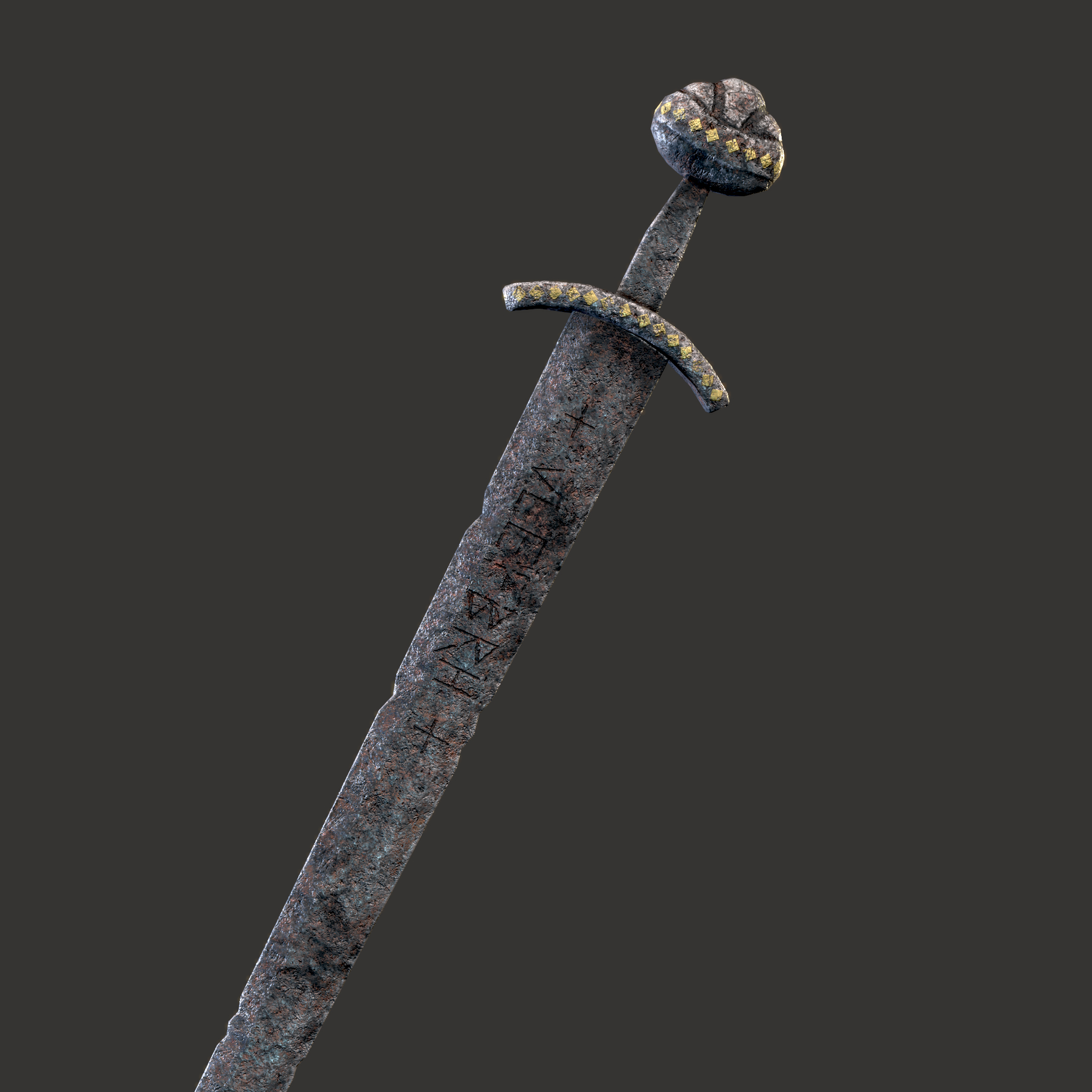 3D Anglo Saxon Sword - TurboSquid 1729340