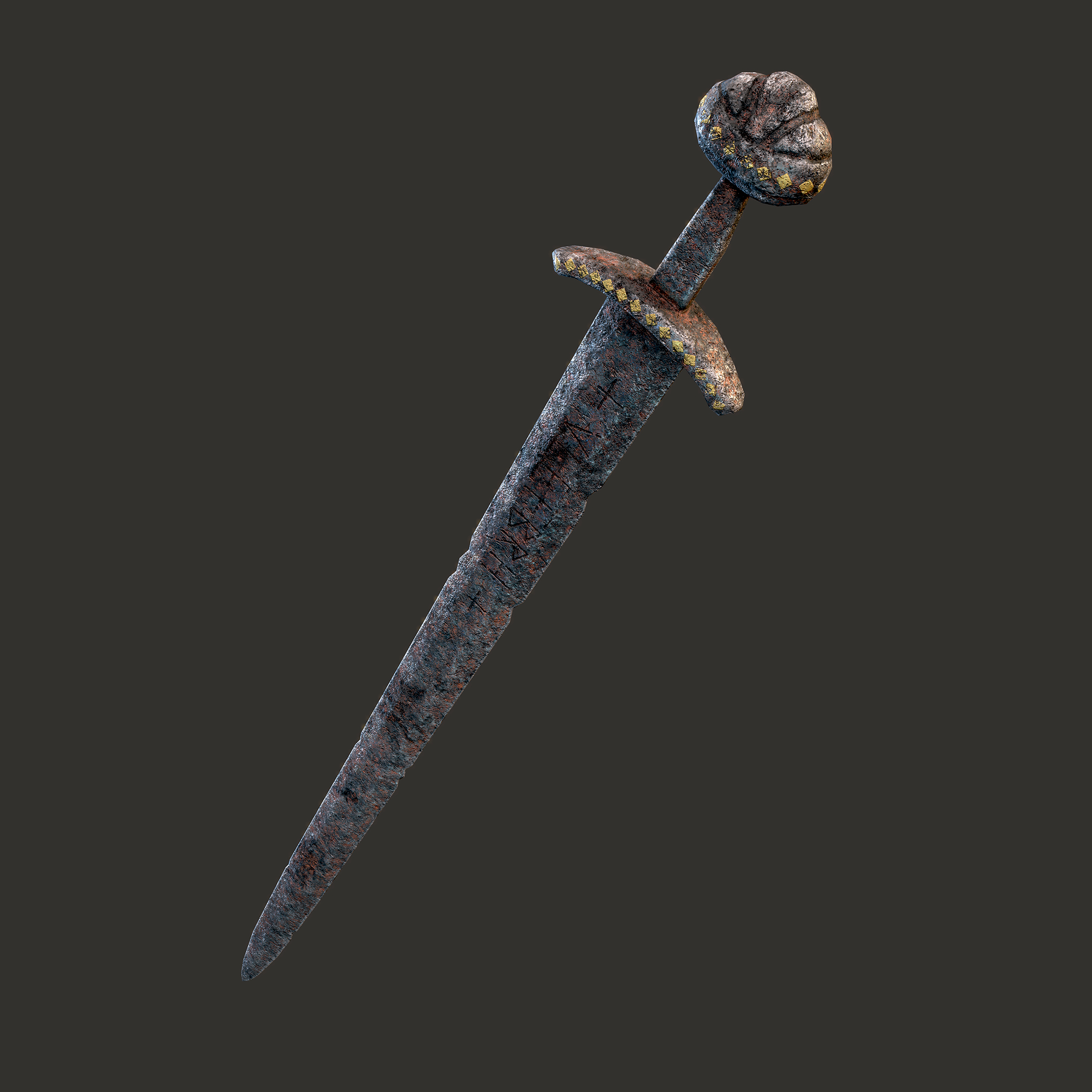 3D Anglo Saxon Sword - TurboSquid 1729340