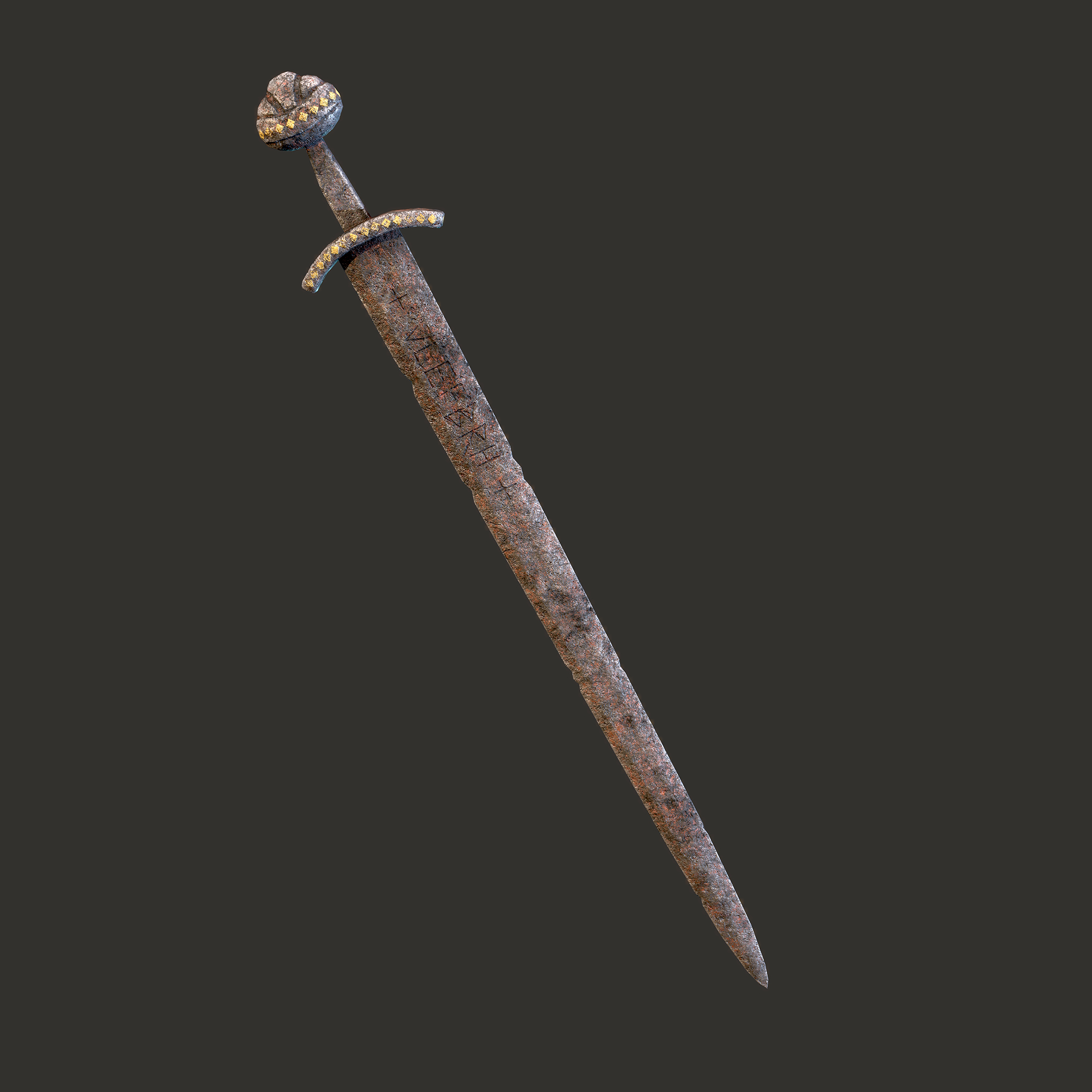 3D Anglo Saxon Sword - TurboSquid 1729340