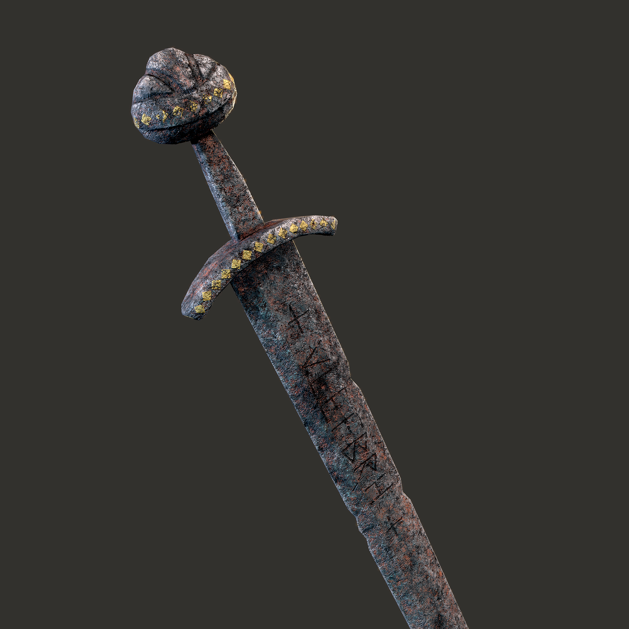 3D Anglo Saxon Sword - TurboSquid 1729340