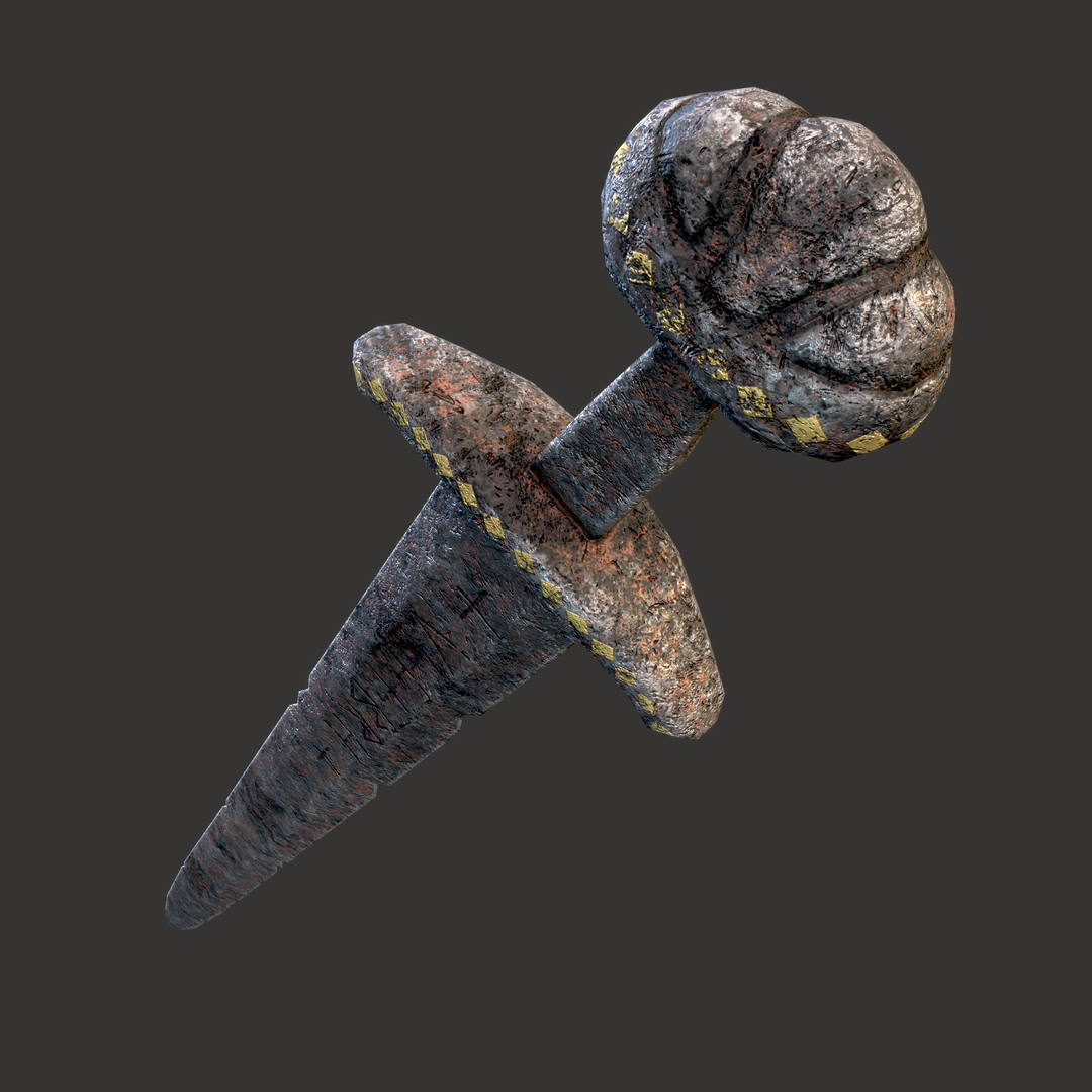 3D Anglo Saxon Sword - TurboSquid 1729340