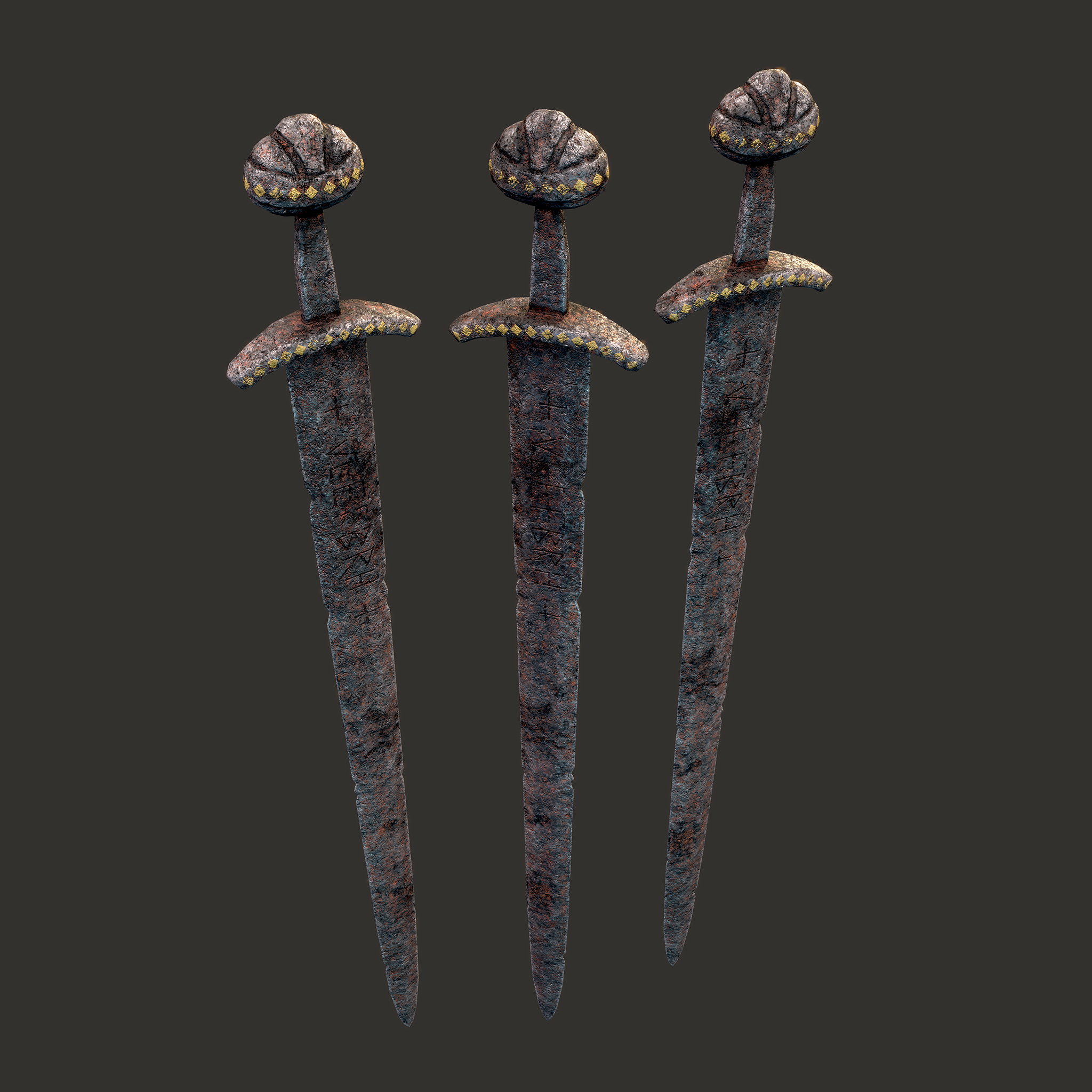 3D Anglo Saxon Sword - TurboSquid 1729340