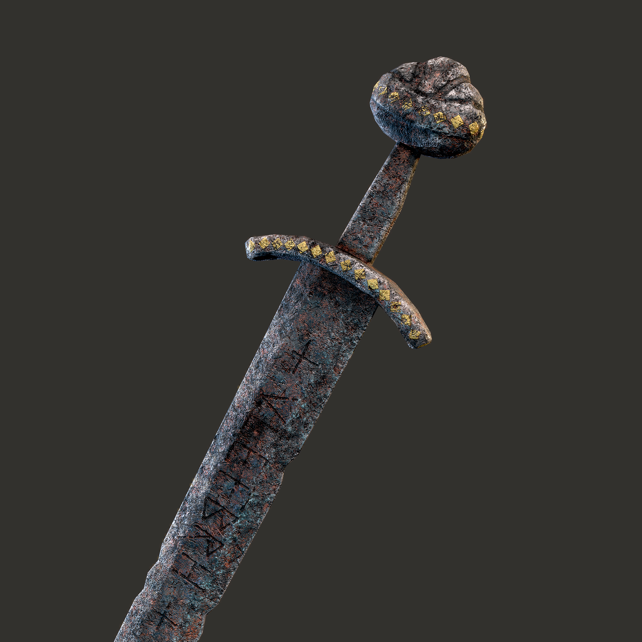 3D Anglo Saxon Sword - TurboSquid 1729340