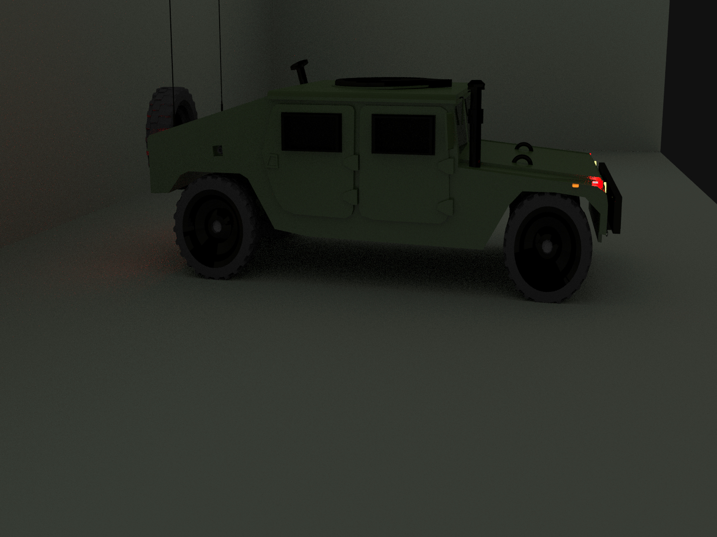 humvee humv obj free