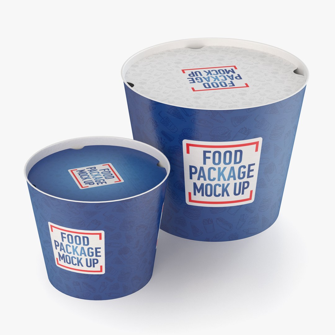 Fast Food Buckets Model - TurboSquid 1332494