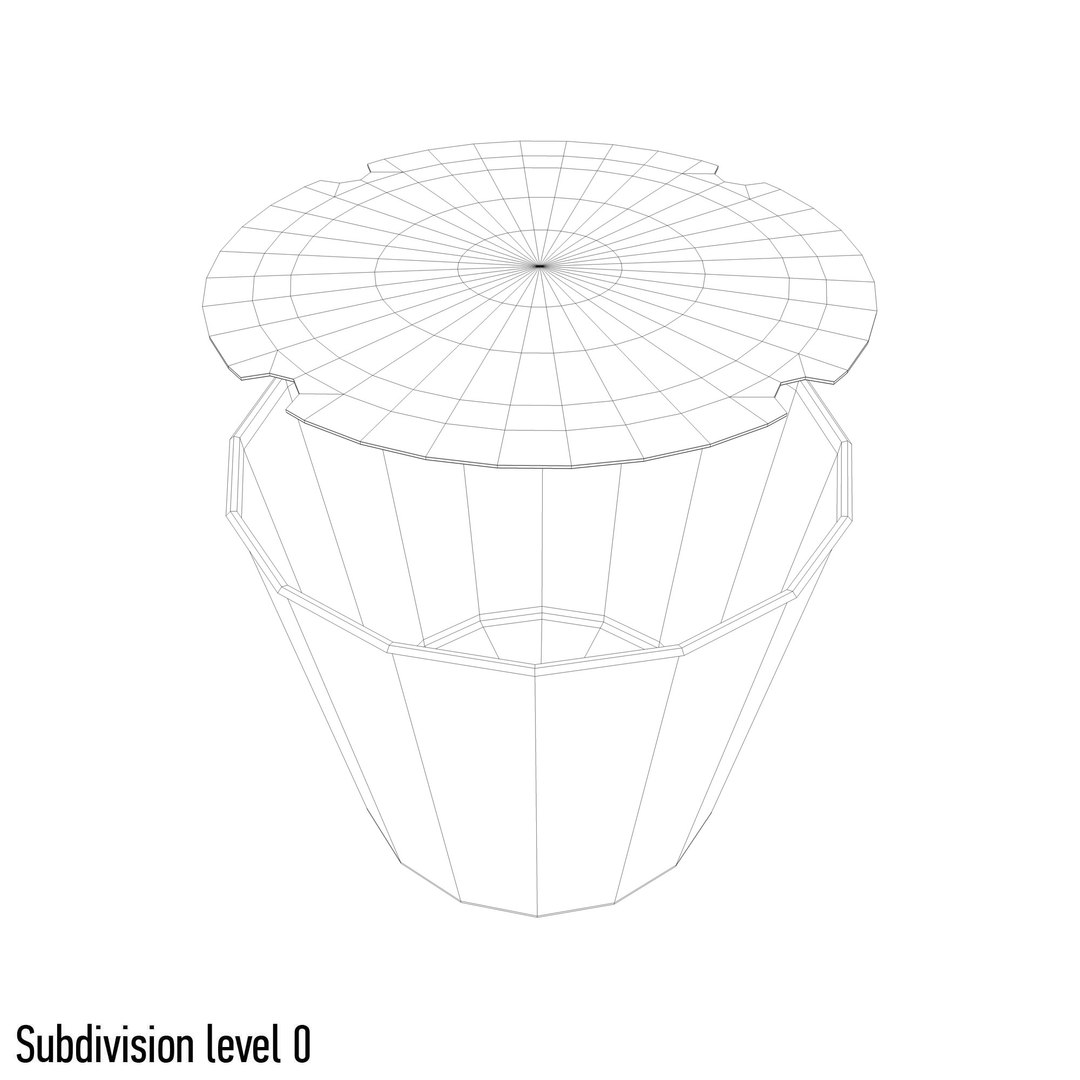 Fast Food Buckets Model - TurboSquid 1332494