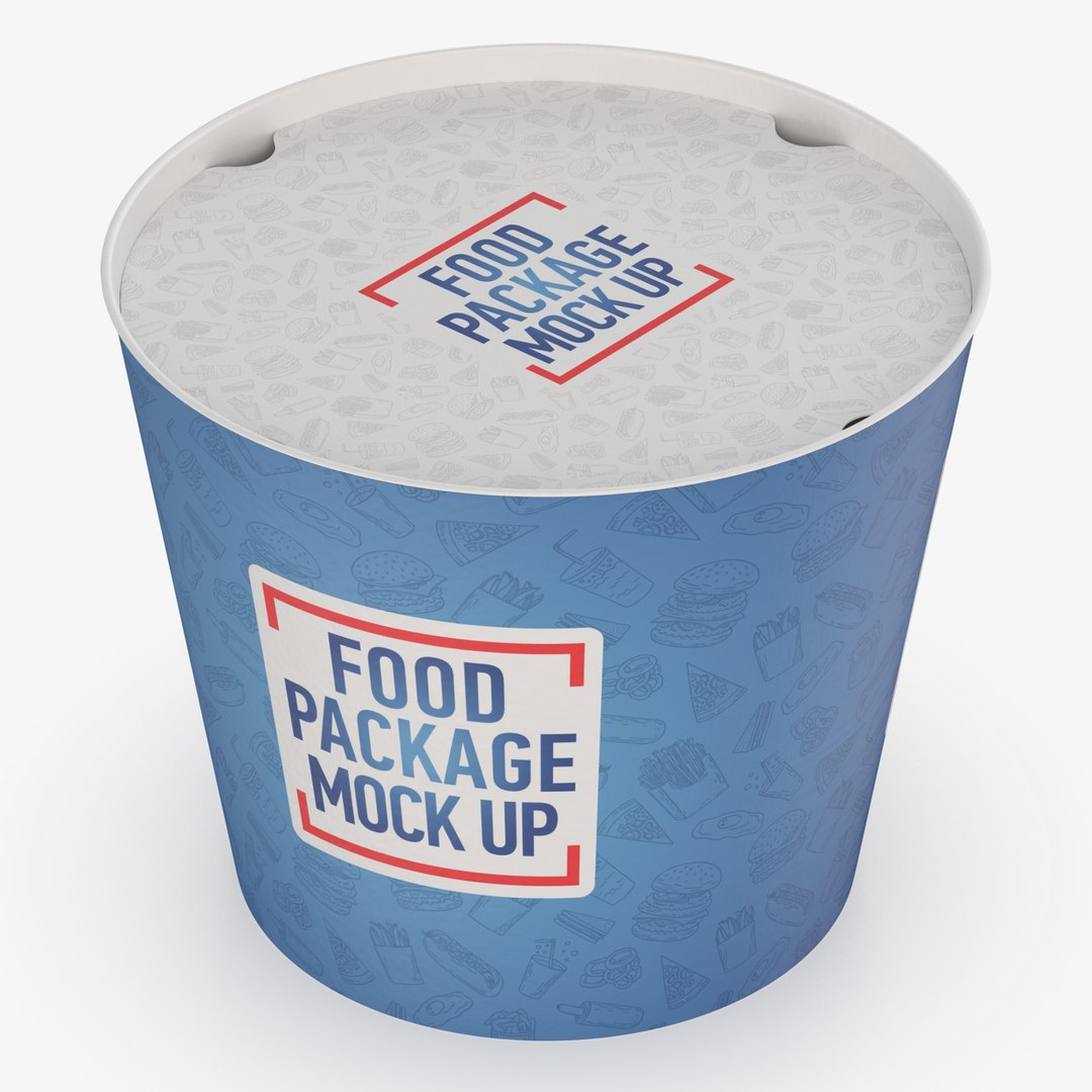 Fast Food Buckets Model - TurboSquid 1332494