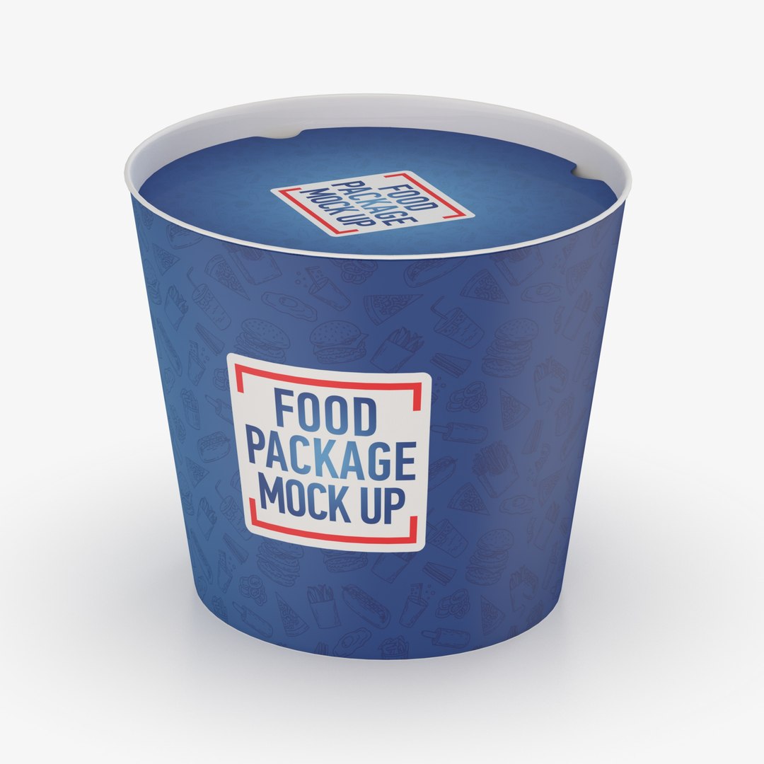 Fast Food Buckets Model - TurboSquid 1332494