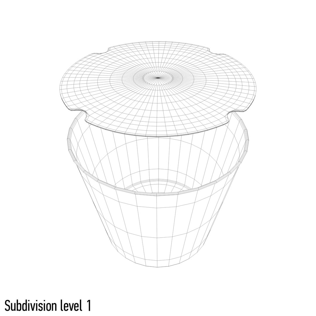 Fast Food Buckets Model - TurboSquid 1332494