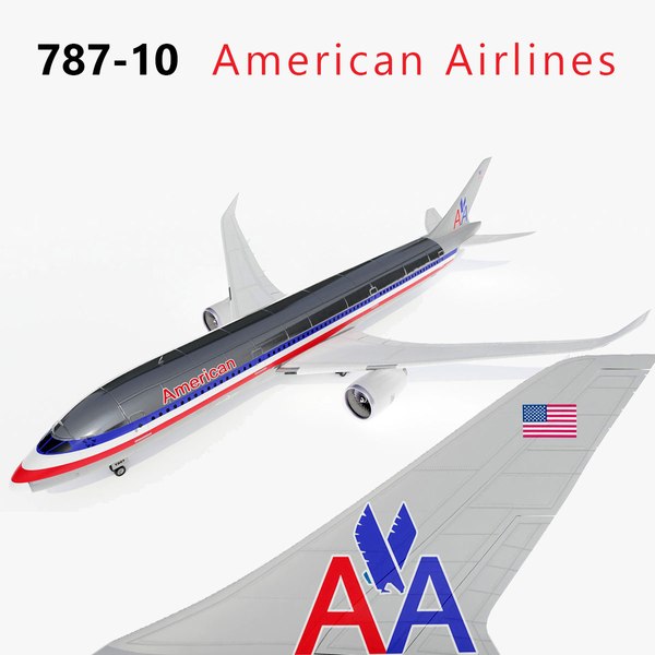 modelo 3d Boeing Seven 87 (American Airlines) - TurboSquid 480199