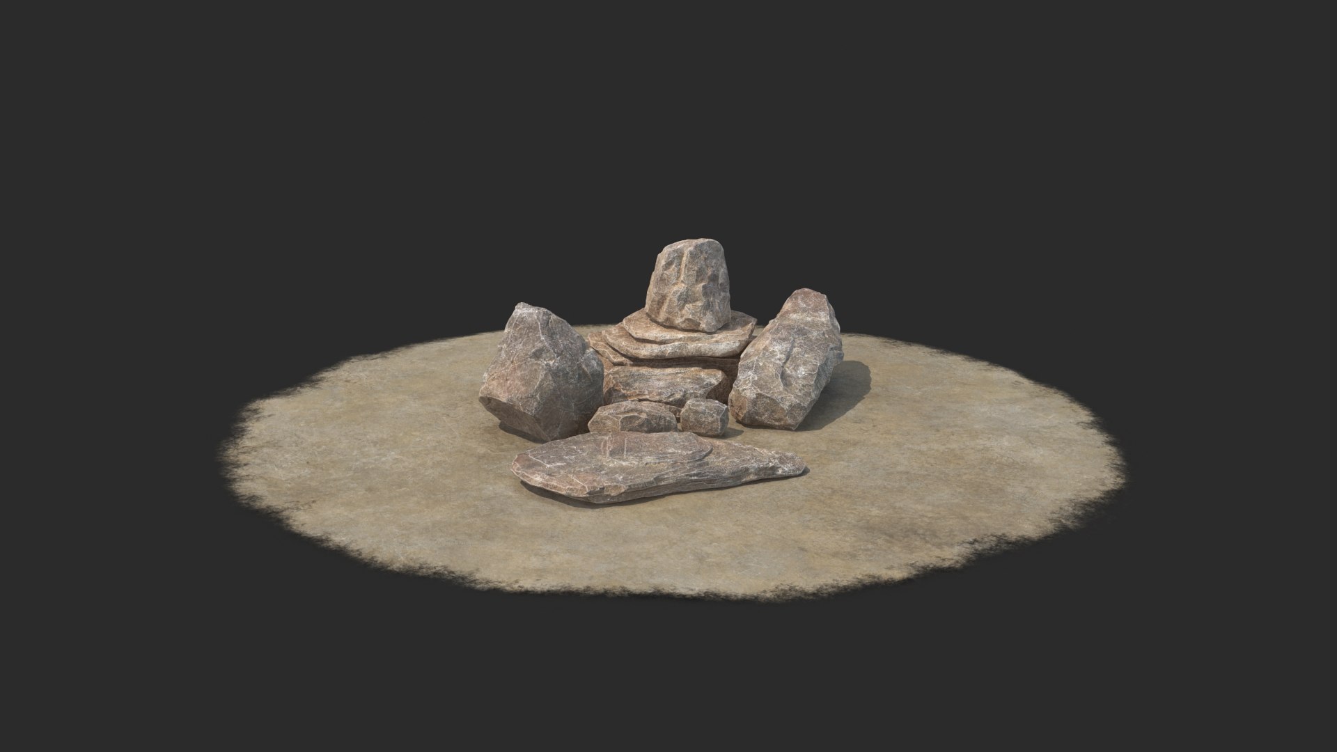 3D Rock V72 - TurboSquid 2001118