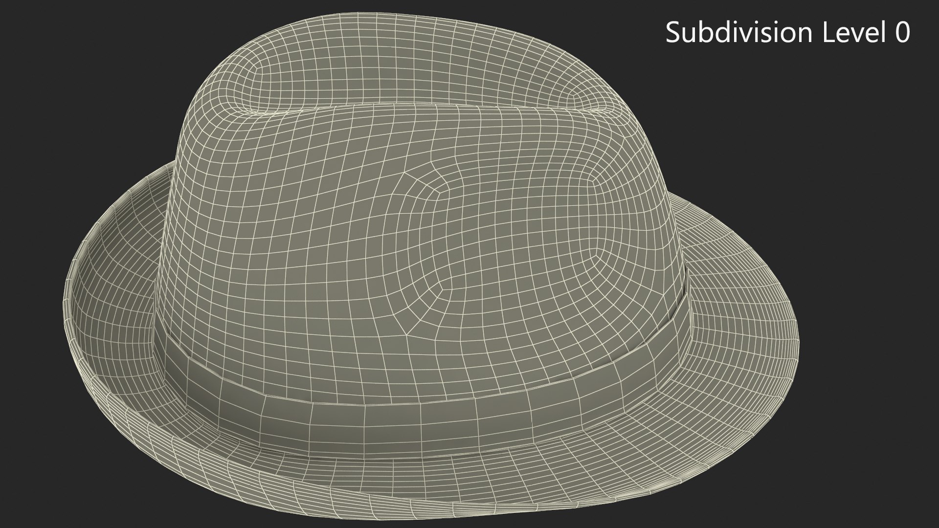 3D Classic Fedora Hat For Men - TurboSquid 2127788