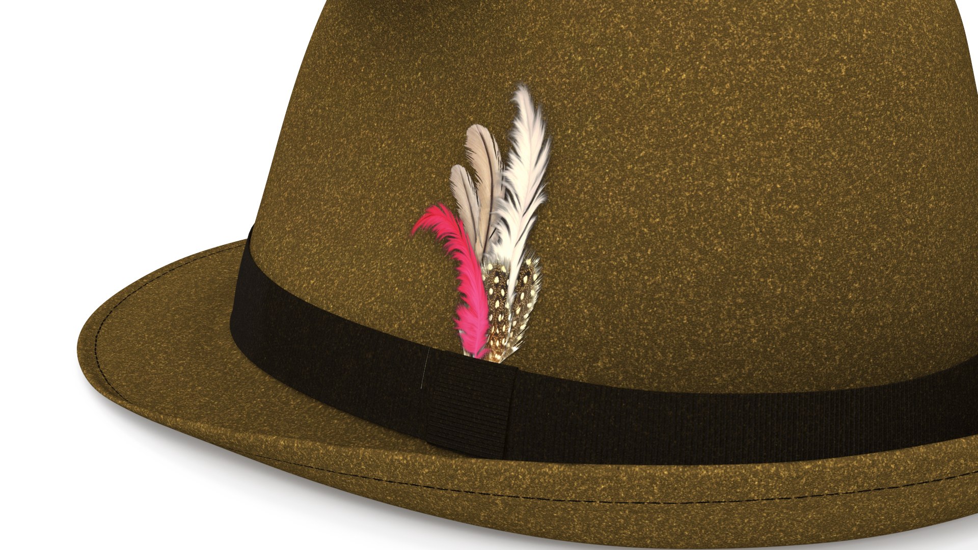 3D Classic Fedora Hat for Men - TurboSquid 2127788