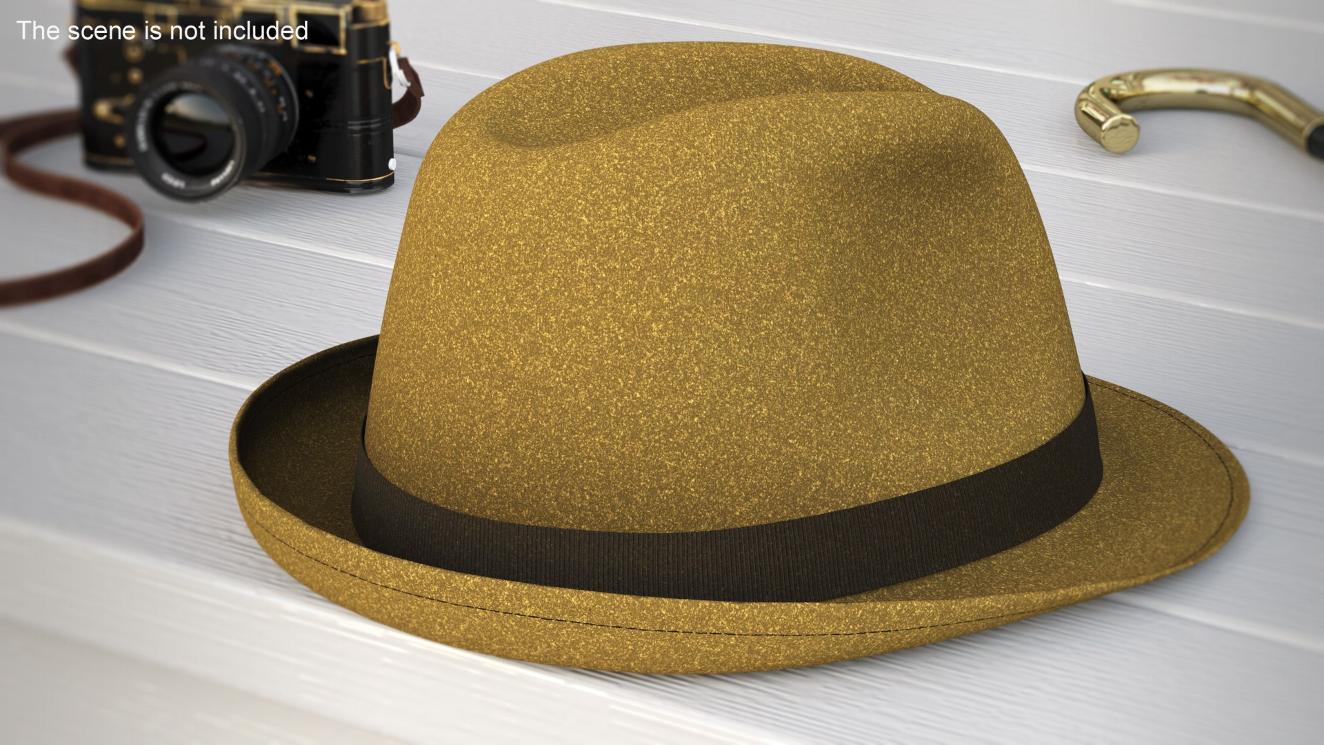 3D Classic Fedora Hat for Men - TurboSquid 2127788