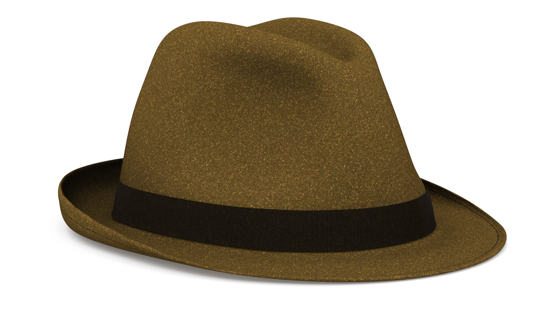 3D Classic Fedora Hat For Men - TurboSquid 2127788