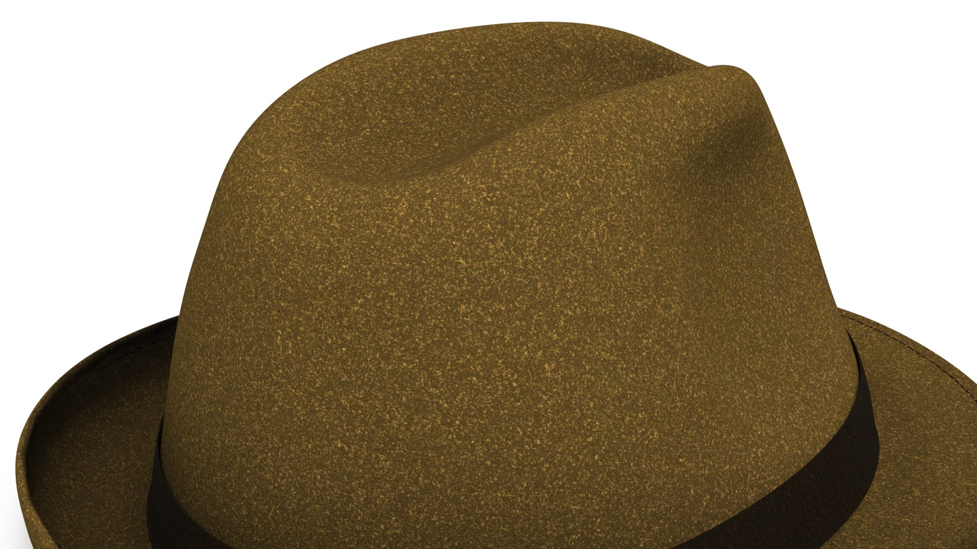 3D Classic Fedora Hat For Men - TurboSquid 2127788