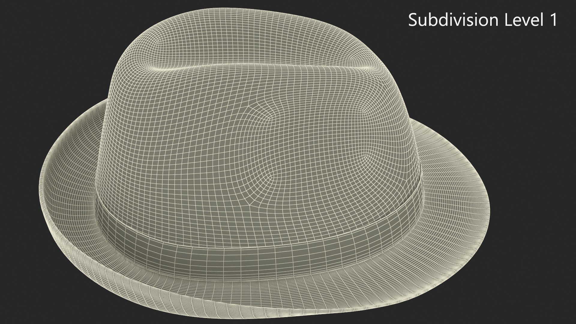 3D Classic Fedora Hat For Men - TurboSquid 2127788