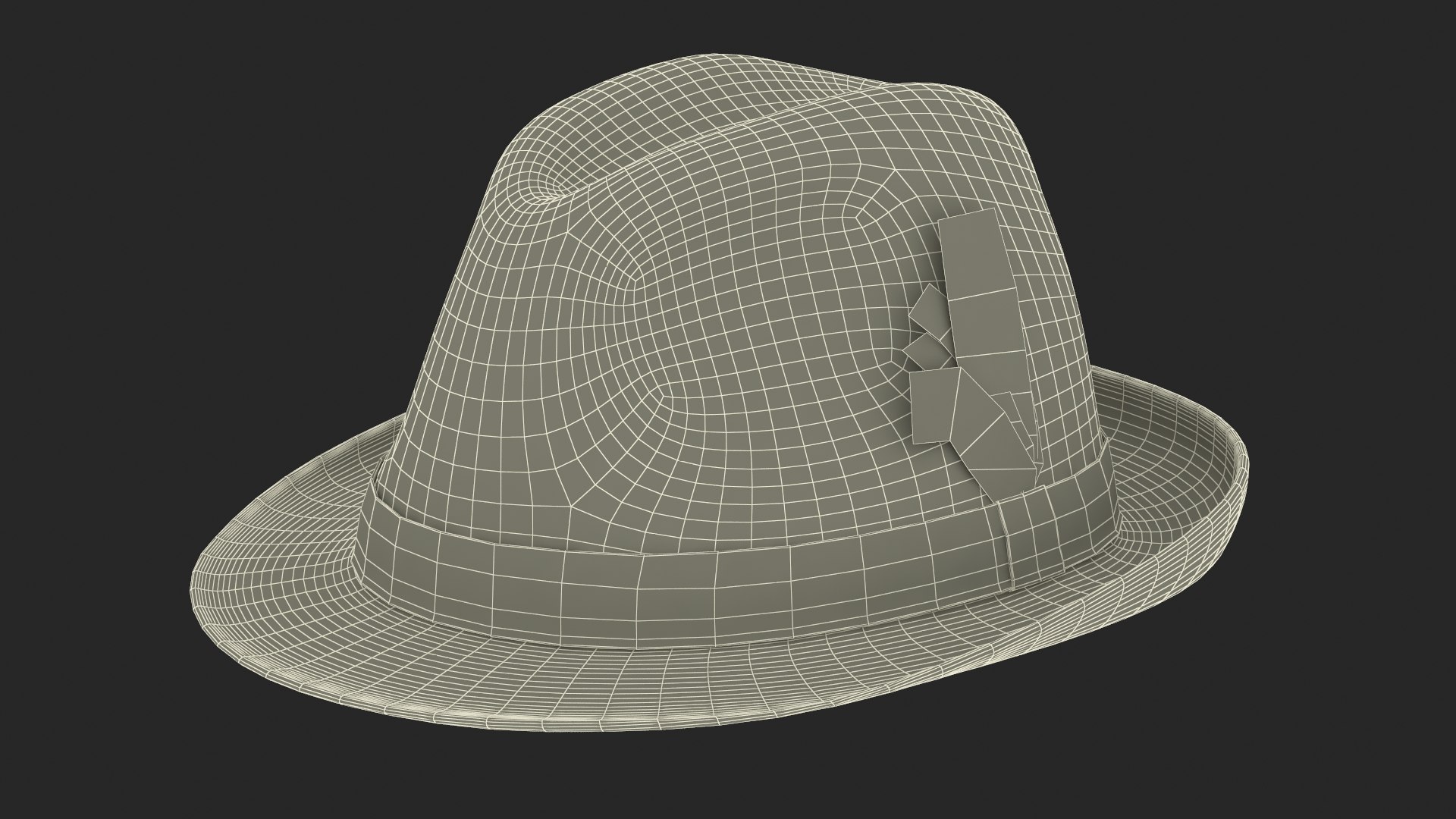 3D Classic Fedora Hat For Men - TurboSquid 2127788