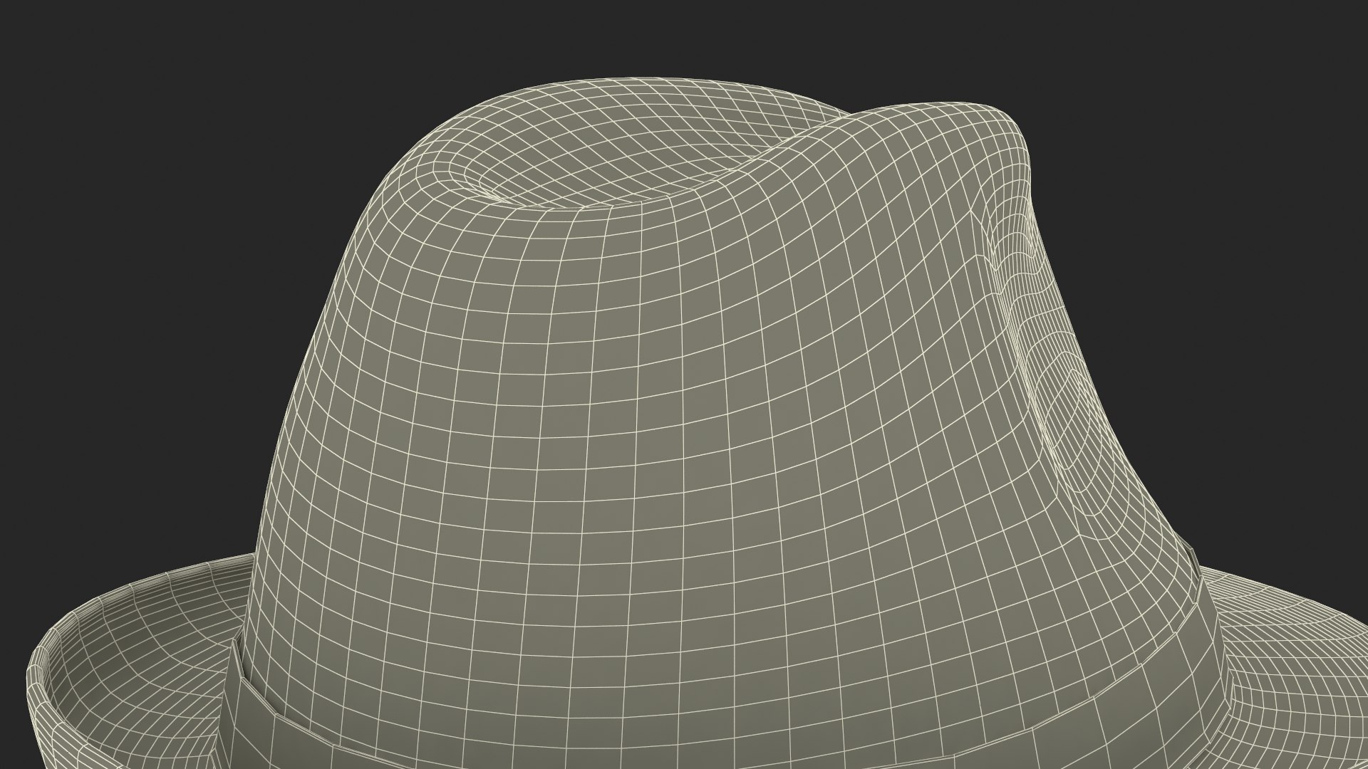 3D Classic Fedora Hat For Men - TurboSquid 2127788