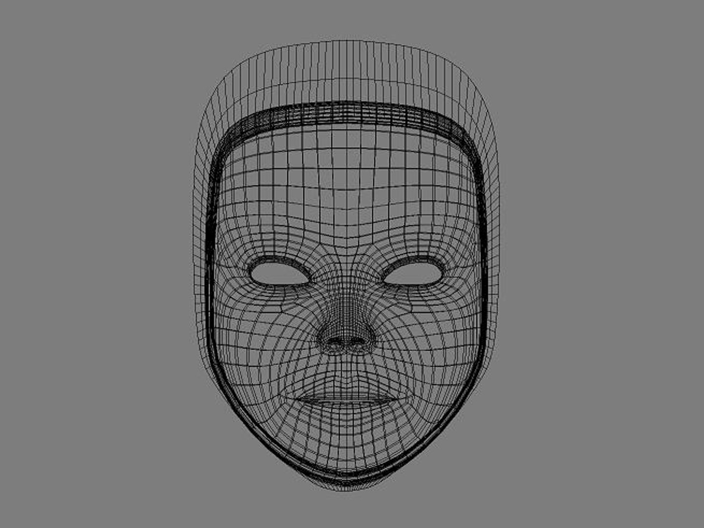 3d model venetian mask