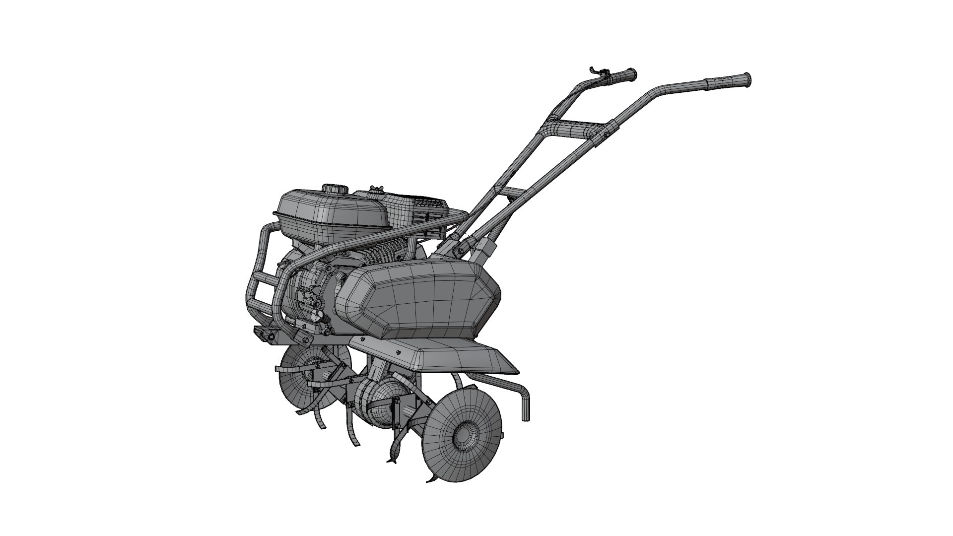3D Power Tiller - TurboSquid 2190216