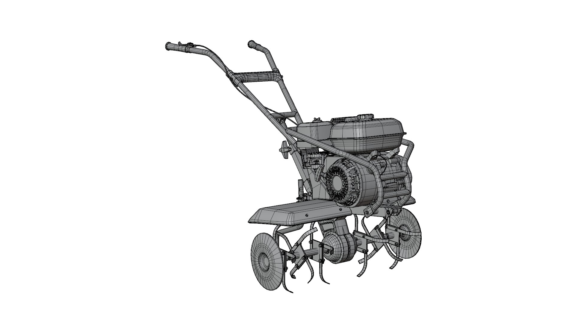 3D Power Tiller - TurboSquid 2190216