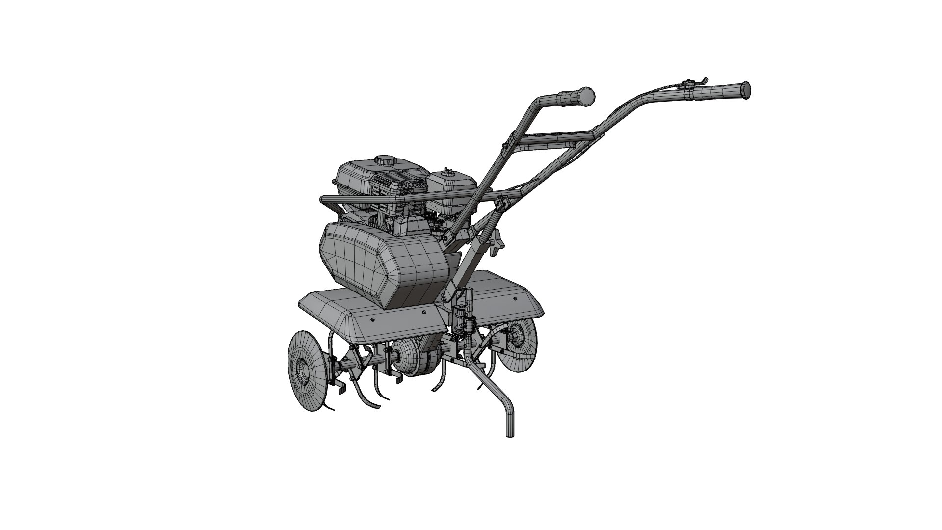 3D Power Tiller - TurboSquid 2190216