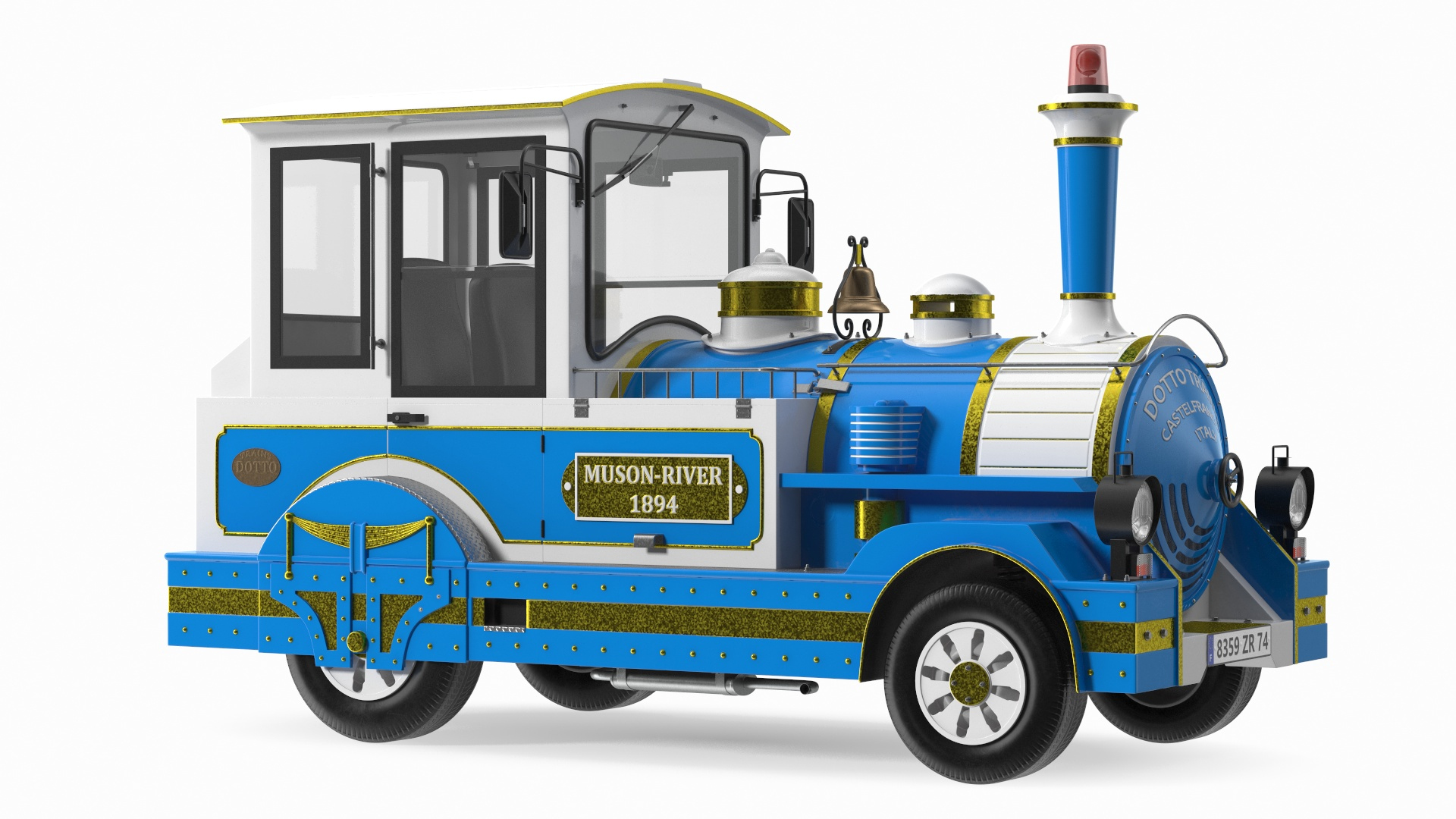 3D Locomotive Dotto Muson River Model - TurboSquid 1943745