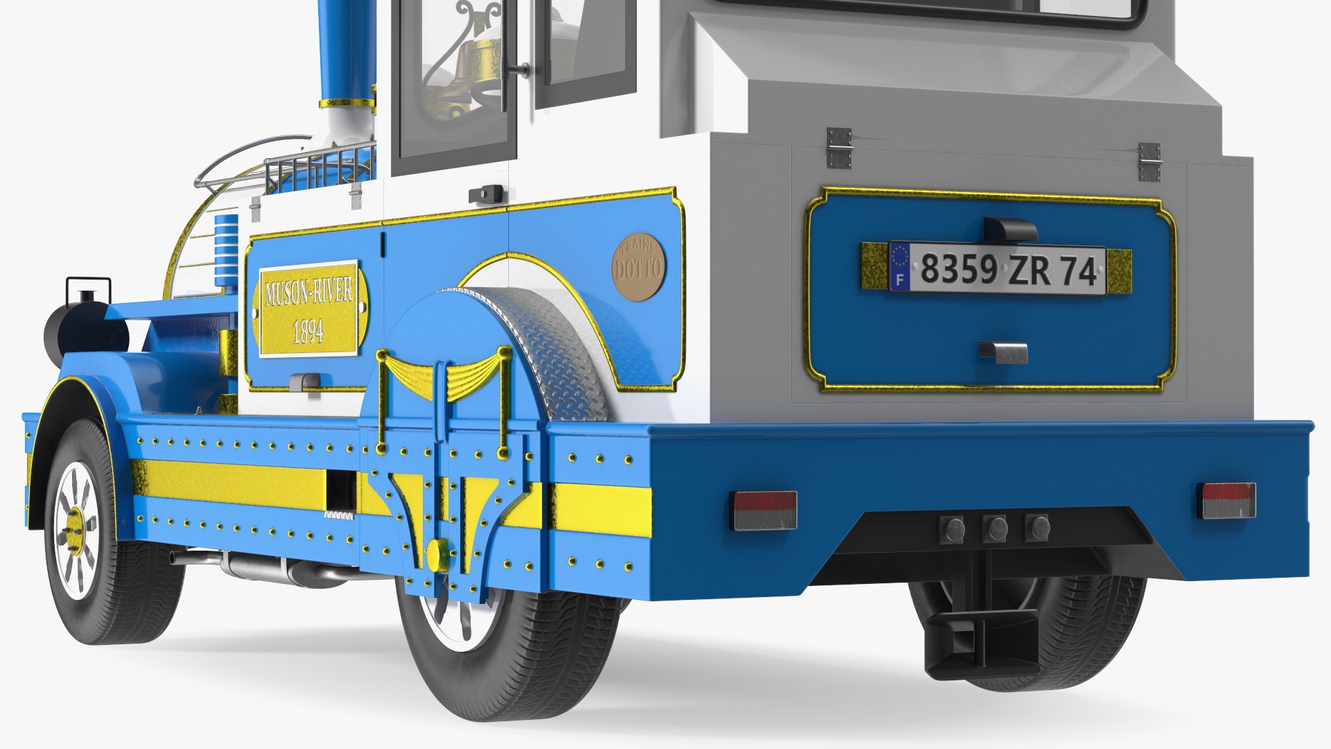 3D Locomotive Dotto Muson River Model - TurboSquid 1943745