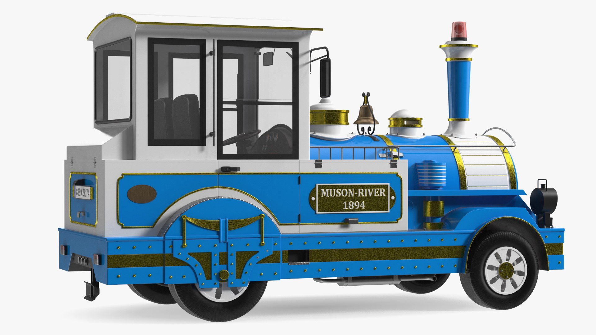 3D Locomotive Dotto Muson River Model - TurboSquid 1943745