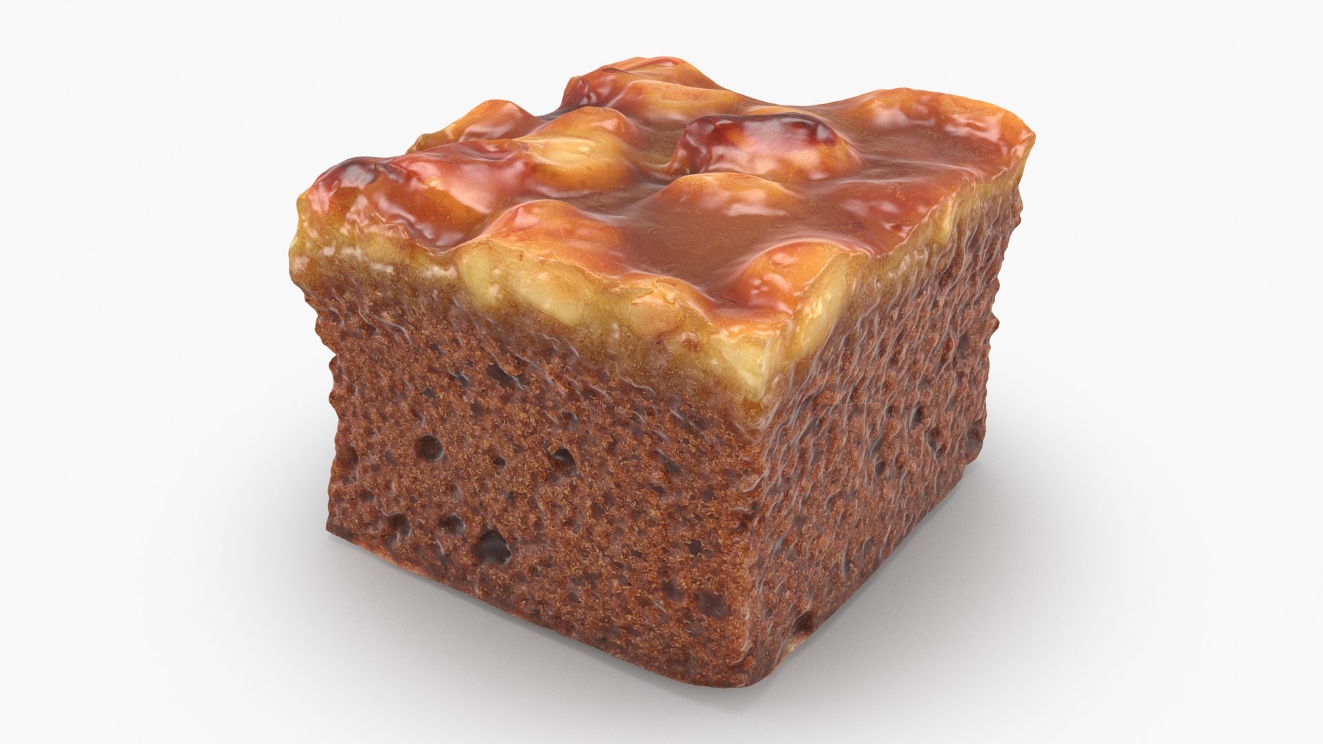 3D Toffee Cake 01 Model - TurboSquid 1912800