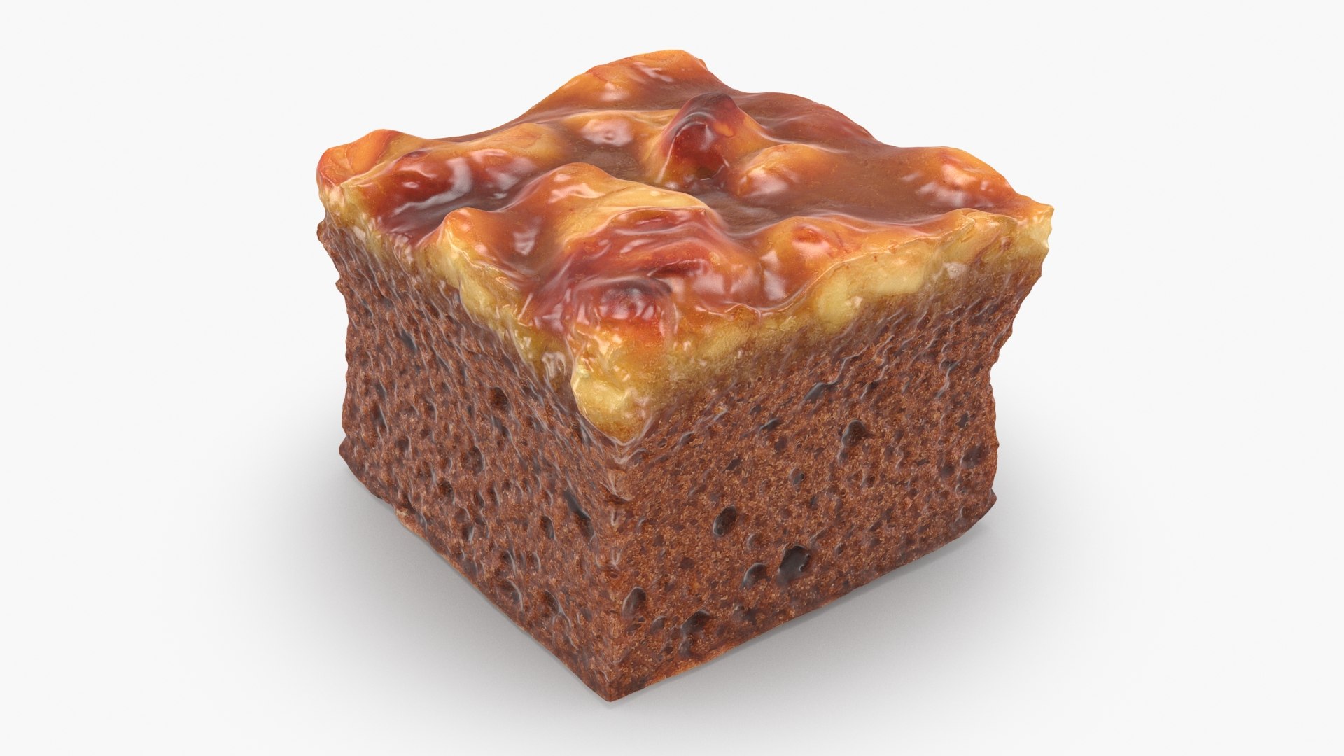 3D Toffee Cake 01 Model - TurboSquid 1912800