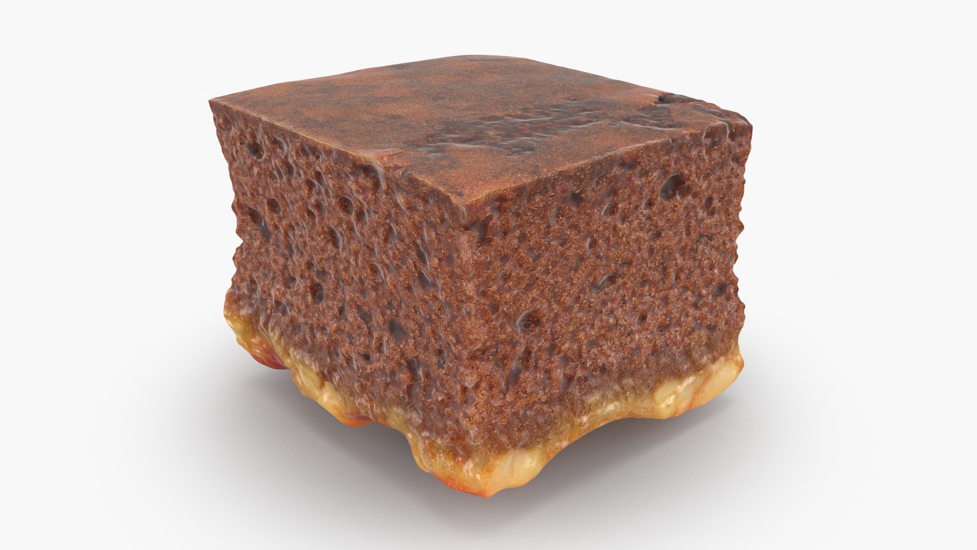 3D Toffee Cake 01 Model - TurboSquid 1912800