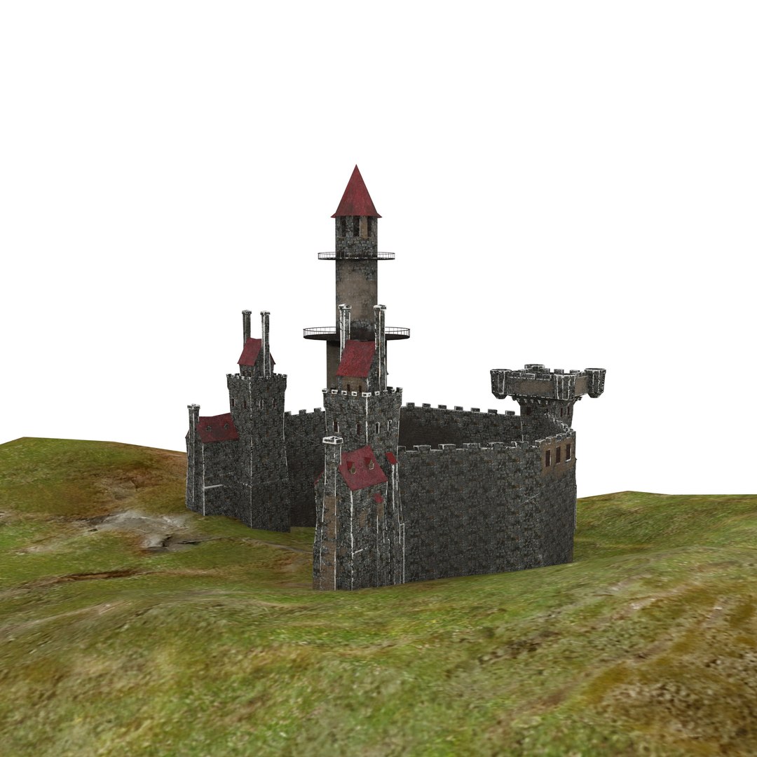 Medieval Castle Lighthouse 3D Model - TurboSquid 1537250