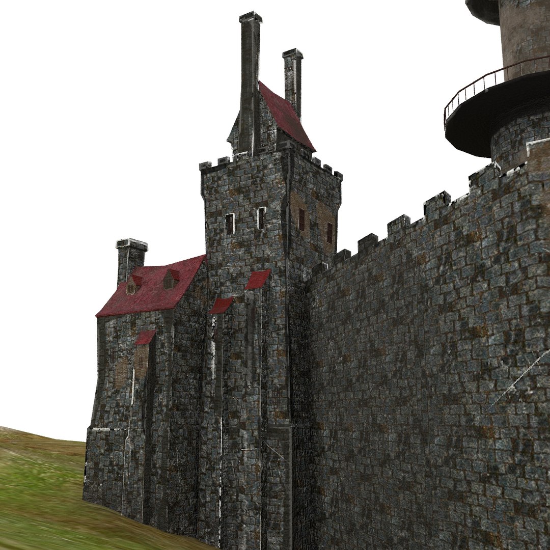 Medieval Castle Lighthouse 3D Model - TurboSquid 1537250